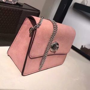 Coach | Bags | Coach Mini Chain Cross Body Pink | Poshmark